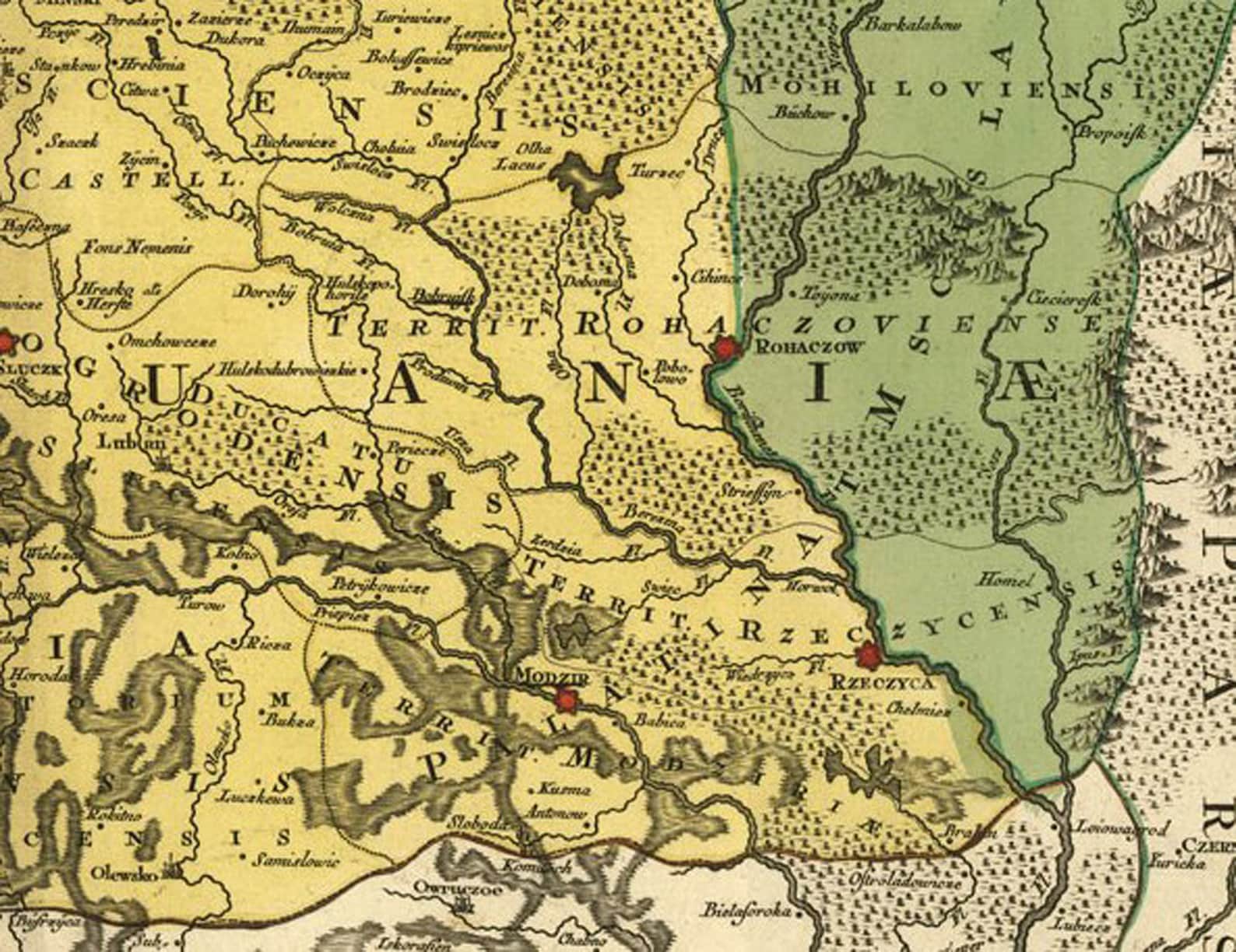 Old Lithuania Map, Map of Lithuania, Lithuania Map, Vintage Map, Old ...