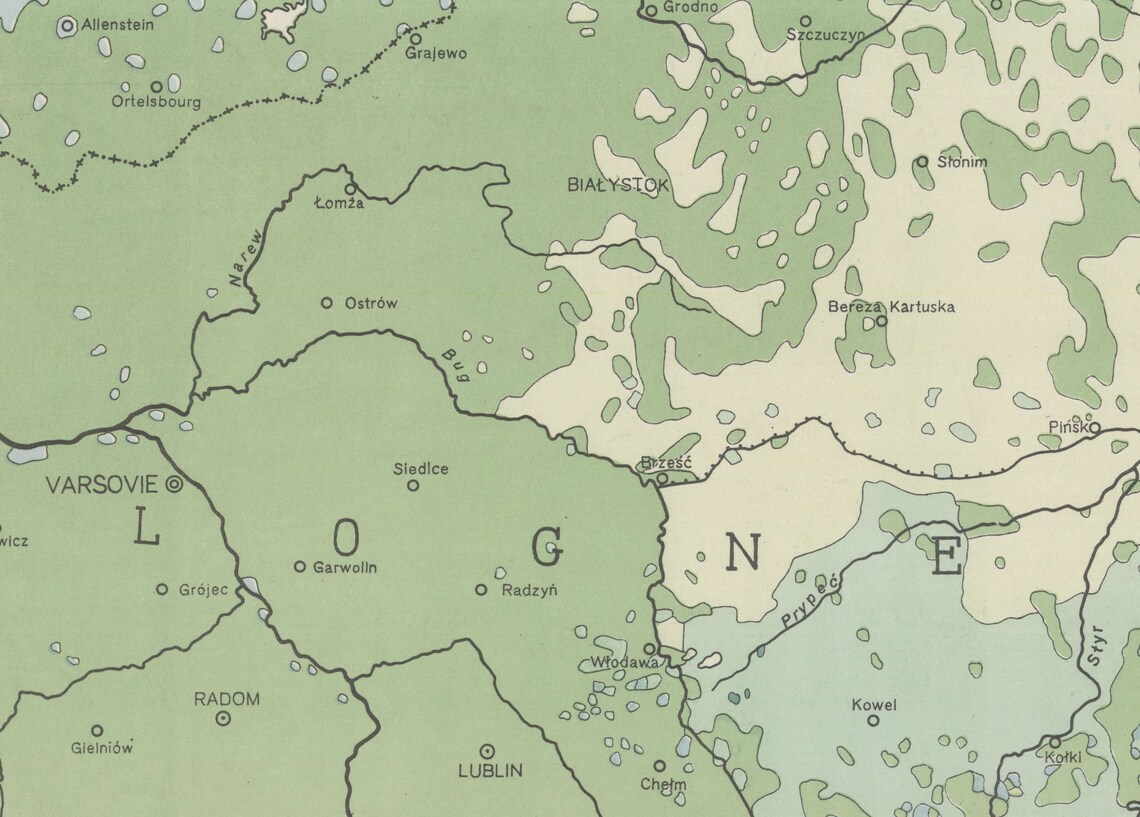Linguistic Map of Central and Eastern Europe, Linguistic Map, Language ...