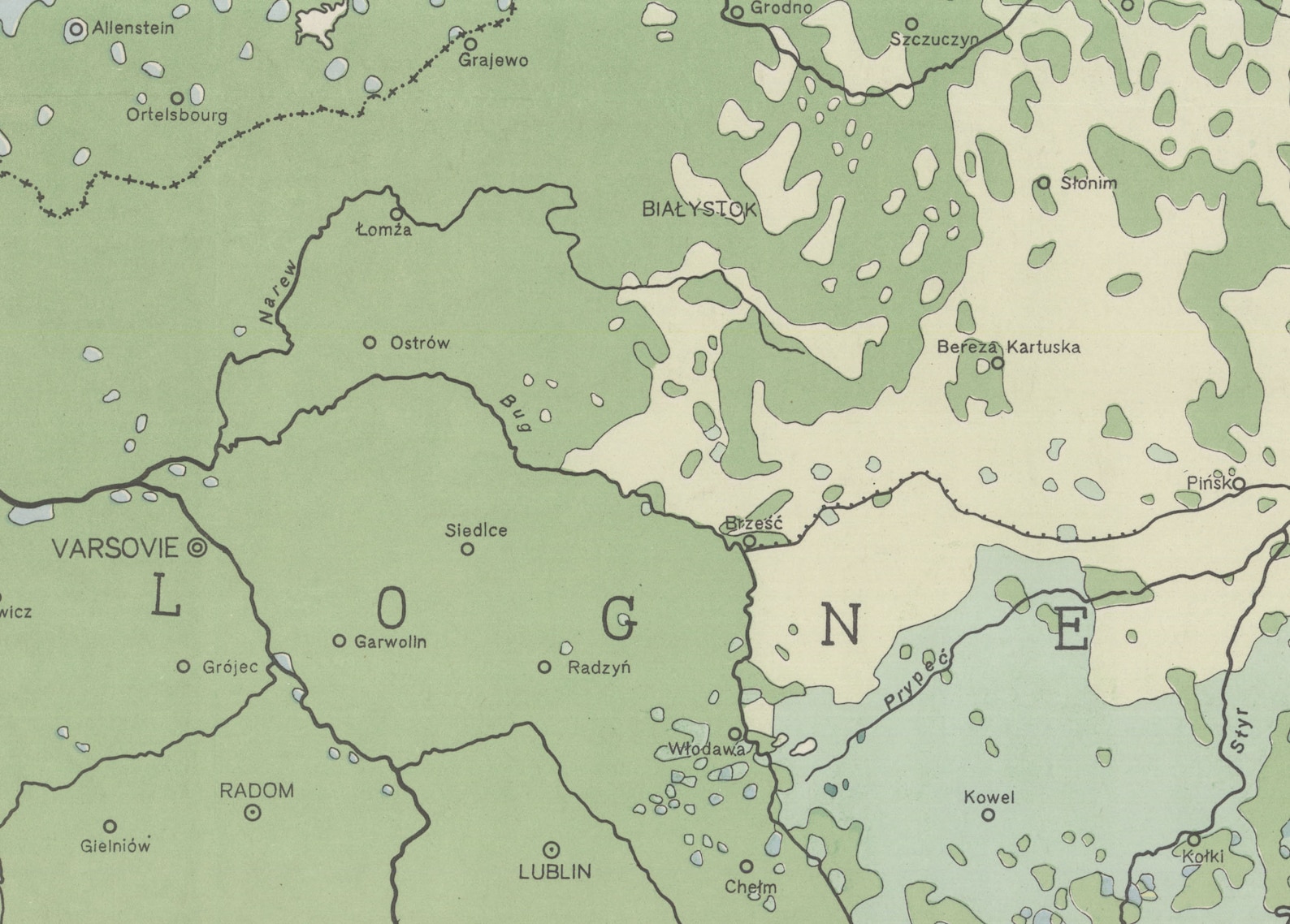 Linguistic Map of Central and Eastern Europe, Linguistic Map, Language ...