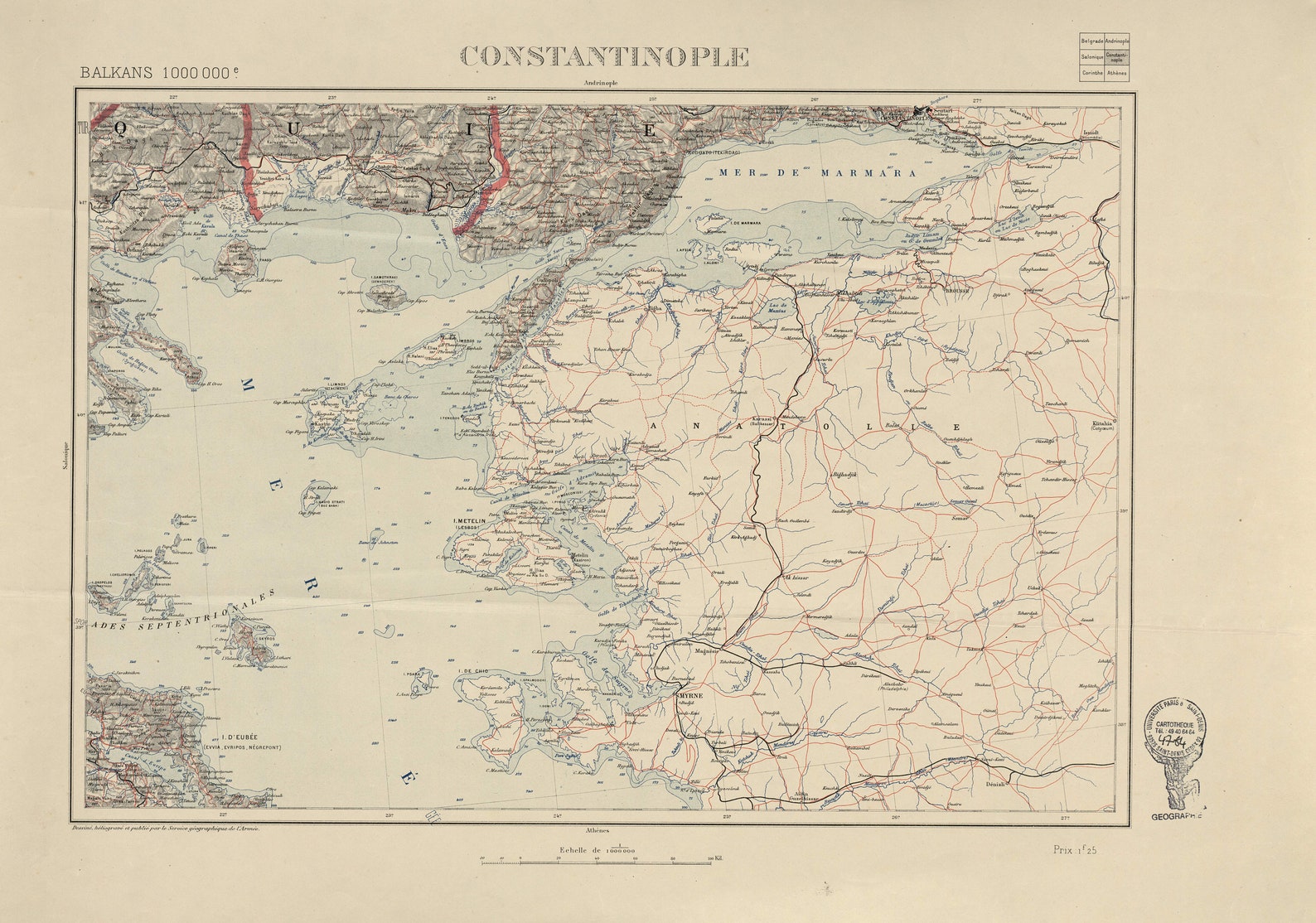 Constantinople Map, Map of Constantinople, Old Constantinople Map ...