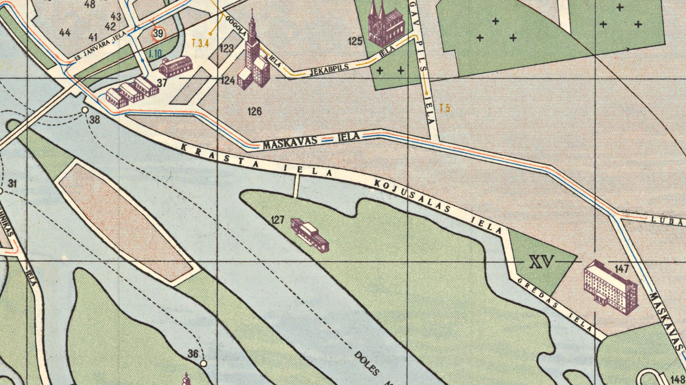 Riga Map, Retro Riga Plan, Old Map of Riga, Vintage Latvia Map, Latvia ...