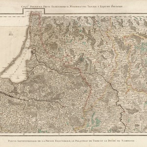 Old Map of Lithuania, Old Map of Poland, Rizzi Zannoni, Carte De La ...