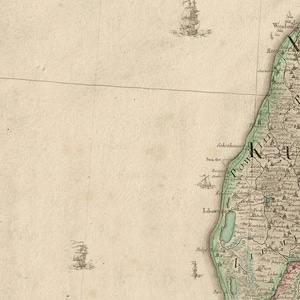 Old Latvia Map, Courland Map, Kurlandia Map, Inflanty Map, Polish ...