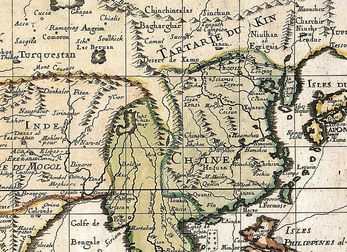 Antique World Map, Old World Map, Digital Map Print, Vintage Map ...