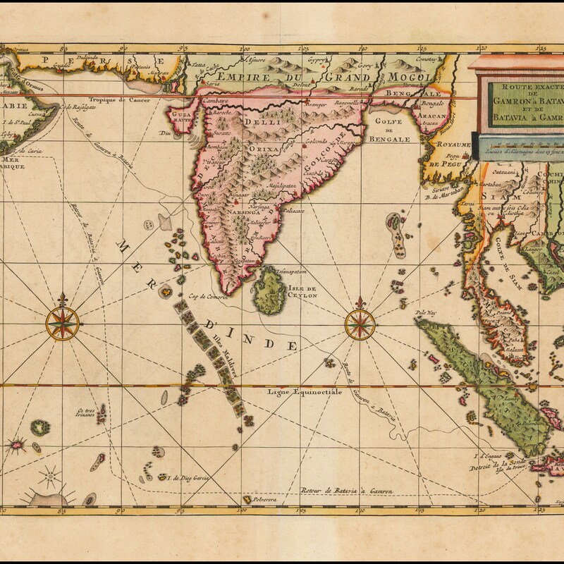 Ancient indian maps - Etsy.de