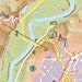 Sigulda Map, Retro Sigulda Plan, Old Map of Sigulda, Vintage Latvia Map ...