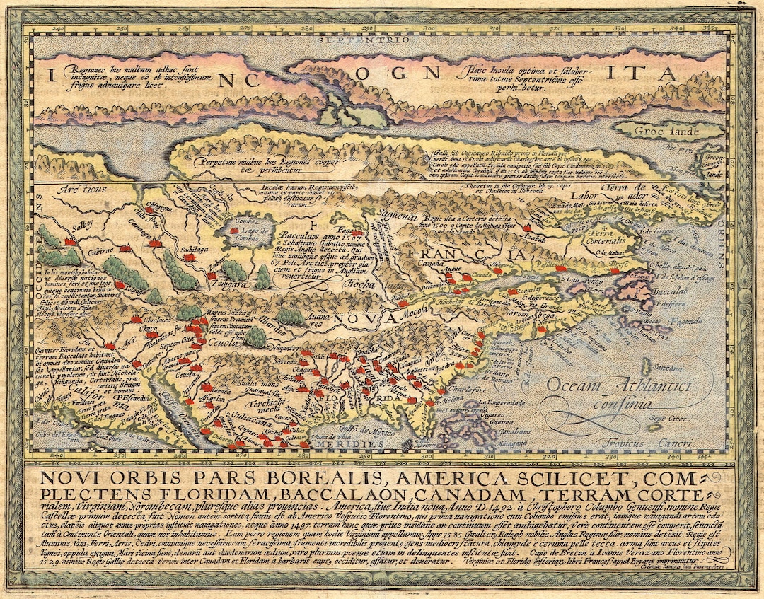Old Map of America, Digital America Map, America Map, Vintage Map Print ...