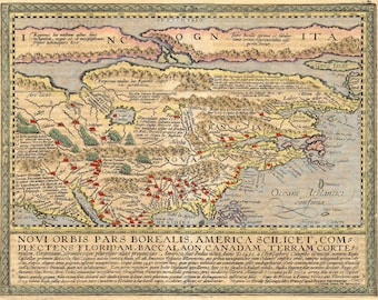 1784 Map of America - Etsy