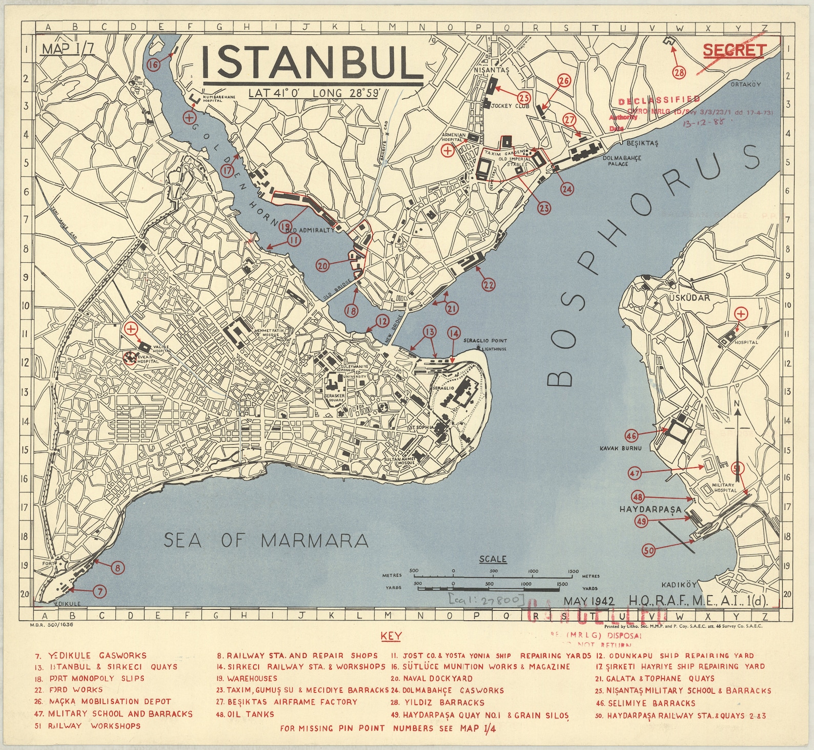 Istanbul Map, Map of Istanbul, Old Istanbul, Retro Istanbul City ...
