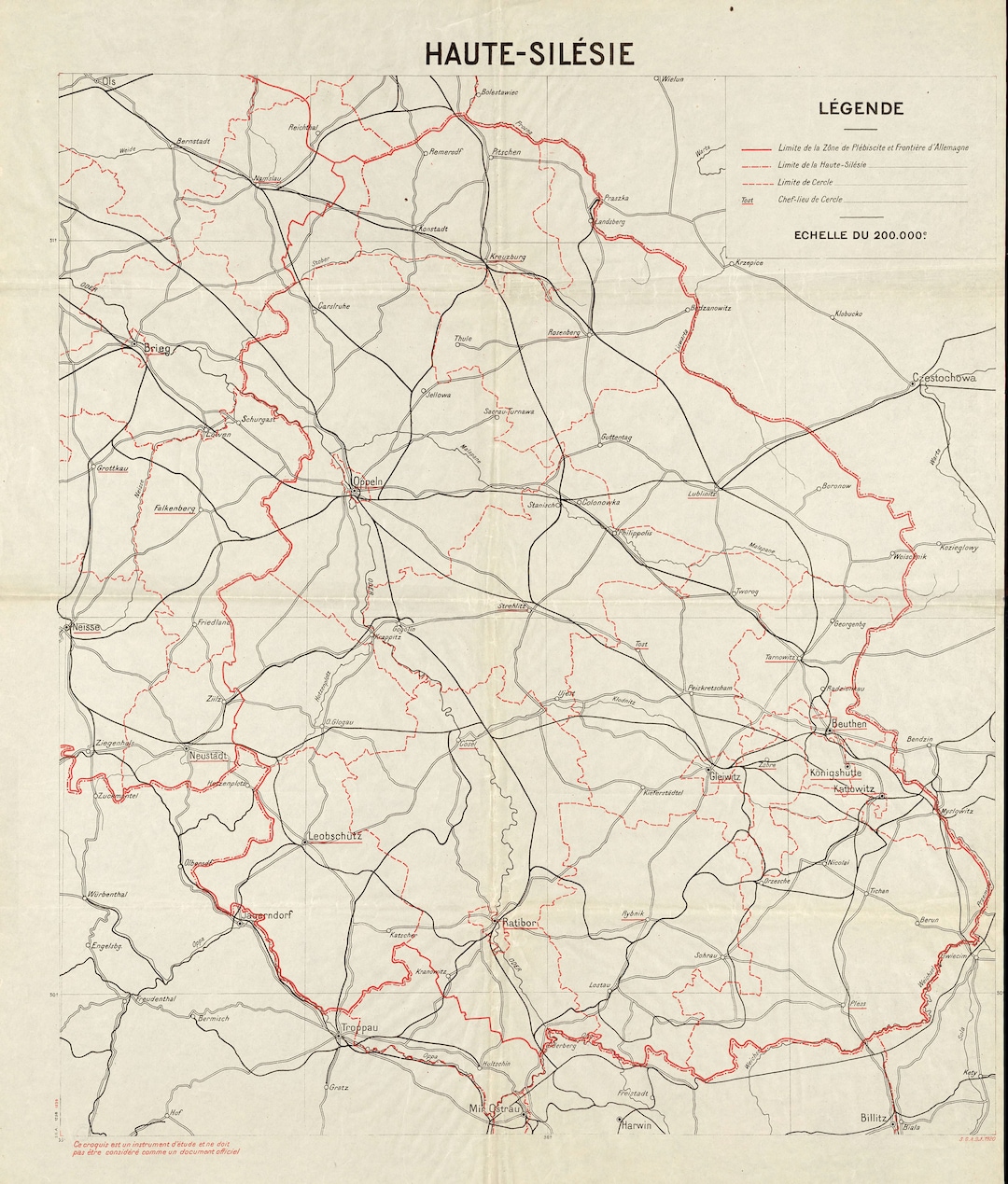 Silesia Map, Map of Silesia, Old Silesia Map, Retro Silesia Map, Map of ...