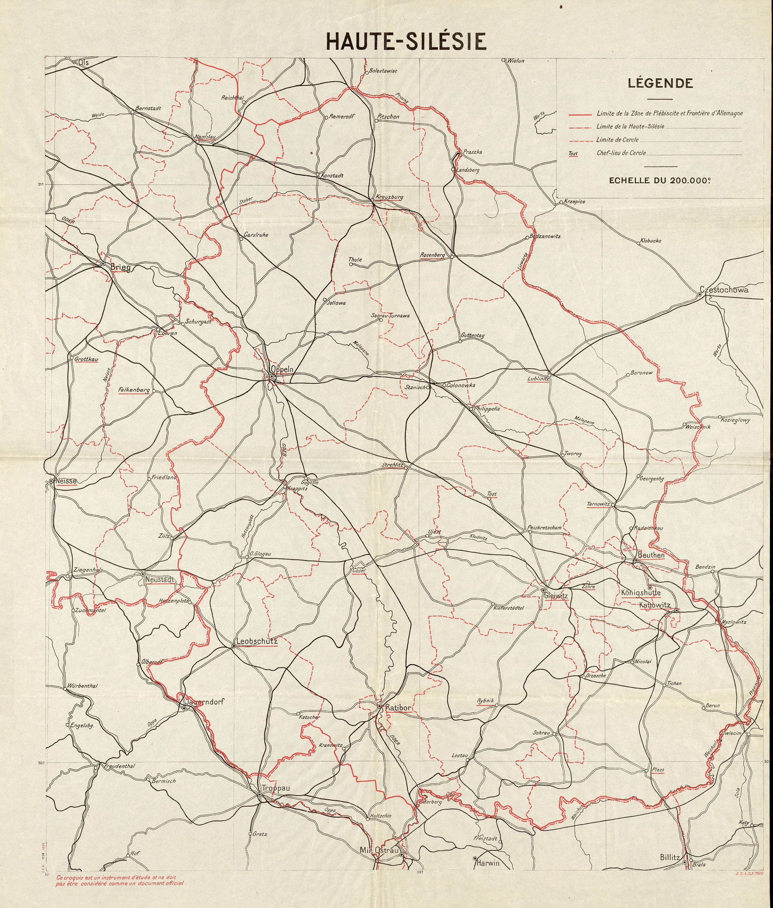 Silesia Map, Map of Silesia, Old Silesia Map, Retro Silesia Map, Map of ...
