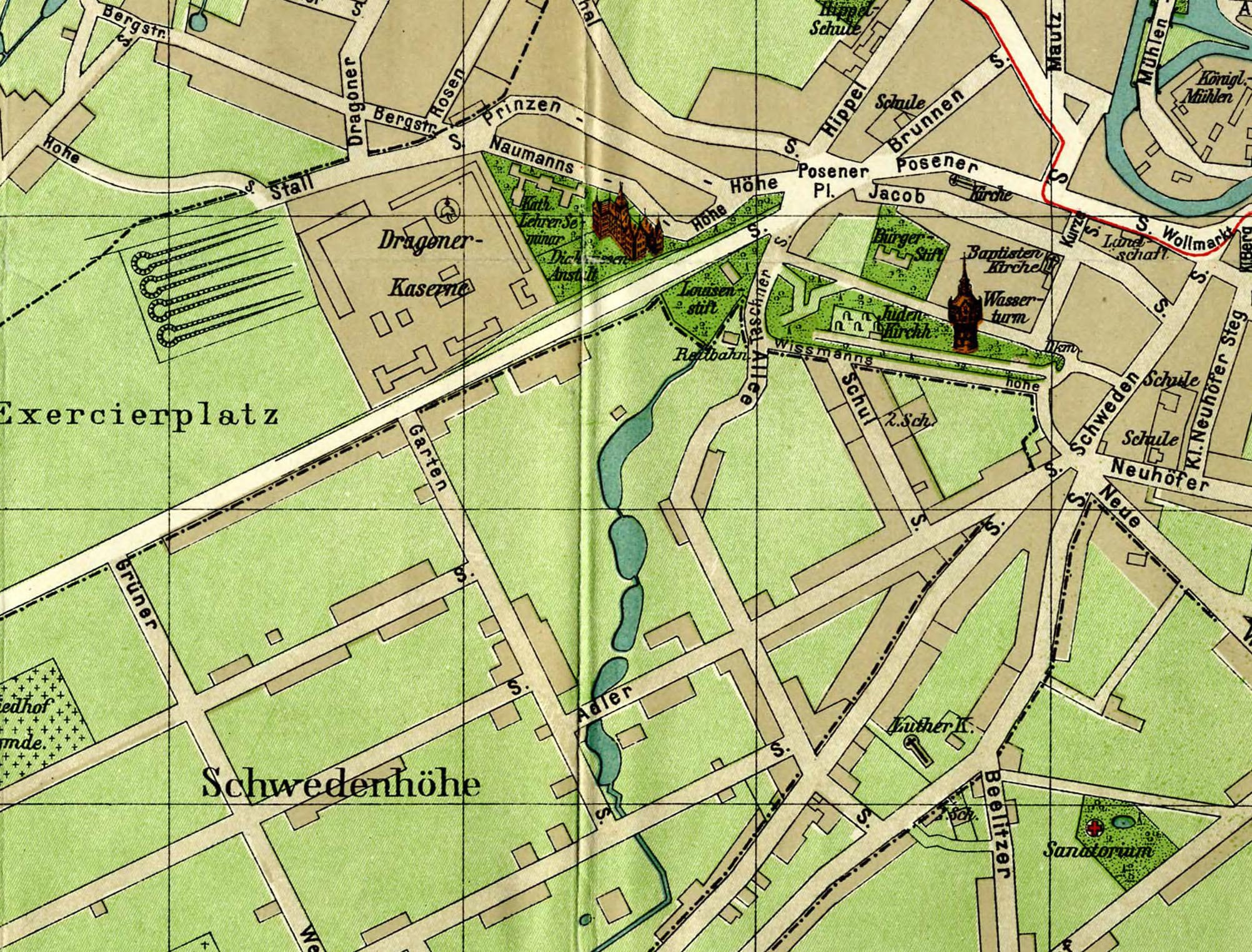Bydgoszcz Plan, Bromberg Map, Old Bydgoszcz Map, Old Bromberg Map ...