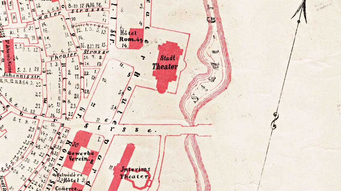 Riga Map - Old Map of Riga - Latvia Map Wall Decor - Europe Map - Map ...