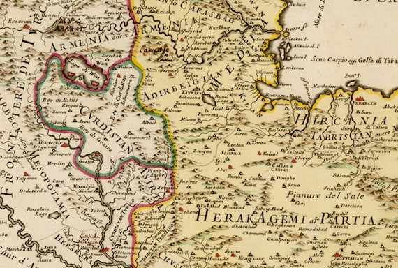 Blank Ancient Persia Map