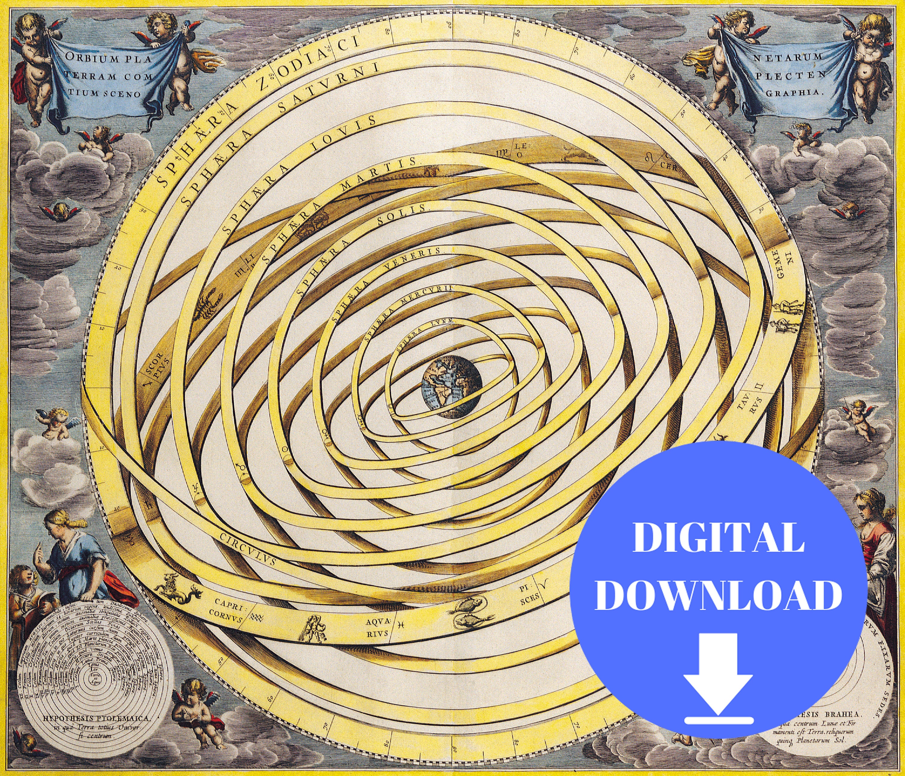 Ancient Astronomy Map