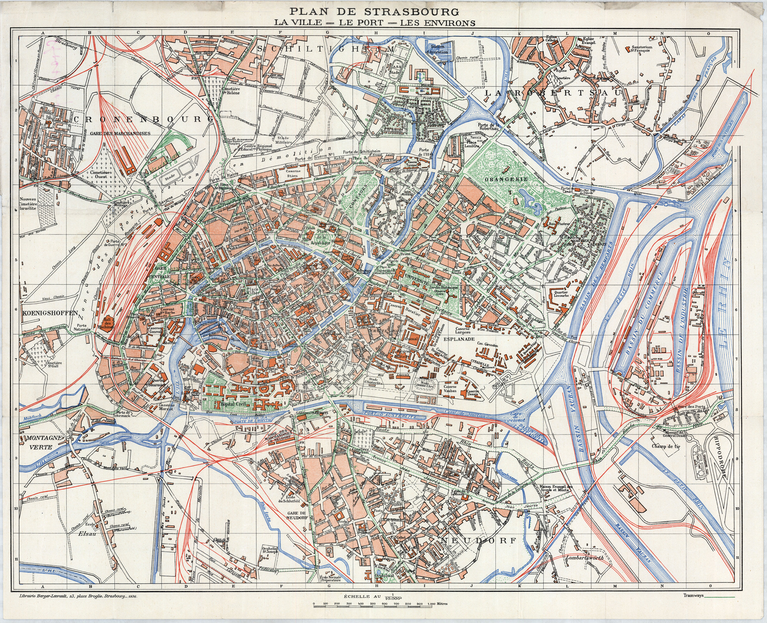 Strasbourg Map Strasbourg Art Print Map of France Vintage - Etsy UK