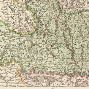 Map of Podolia, a Large Part of Volhynia, Map of Poland, Poland Map ...