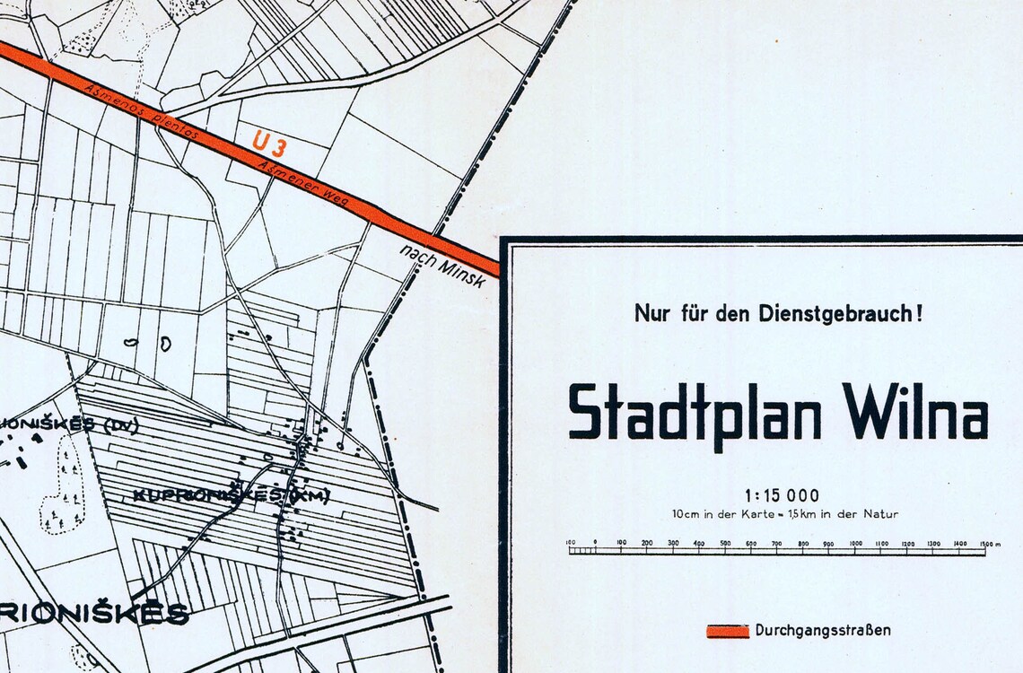 Wilno Map, Vilnius Map, Map of Wilno, Map of Vilnius, Old Vilnius Map ...