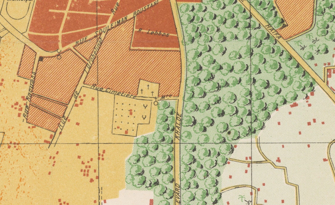 Beirut Vintage Map Beirut Map Beirut Map Print Old Map of - Etsy