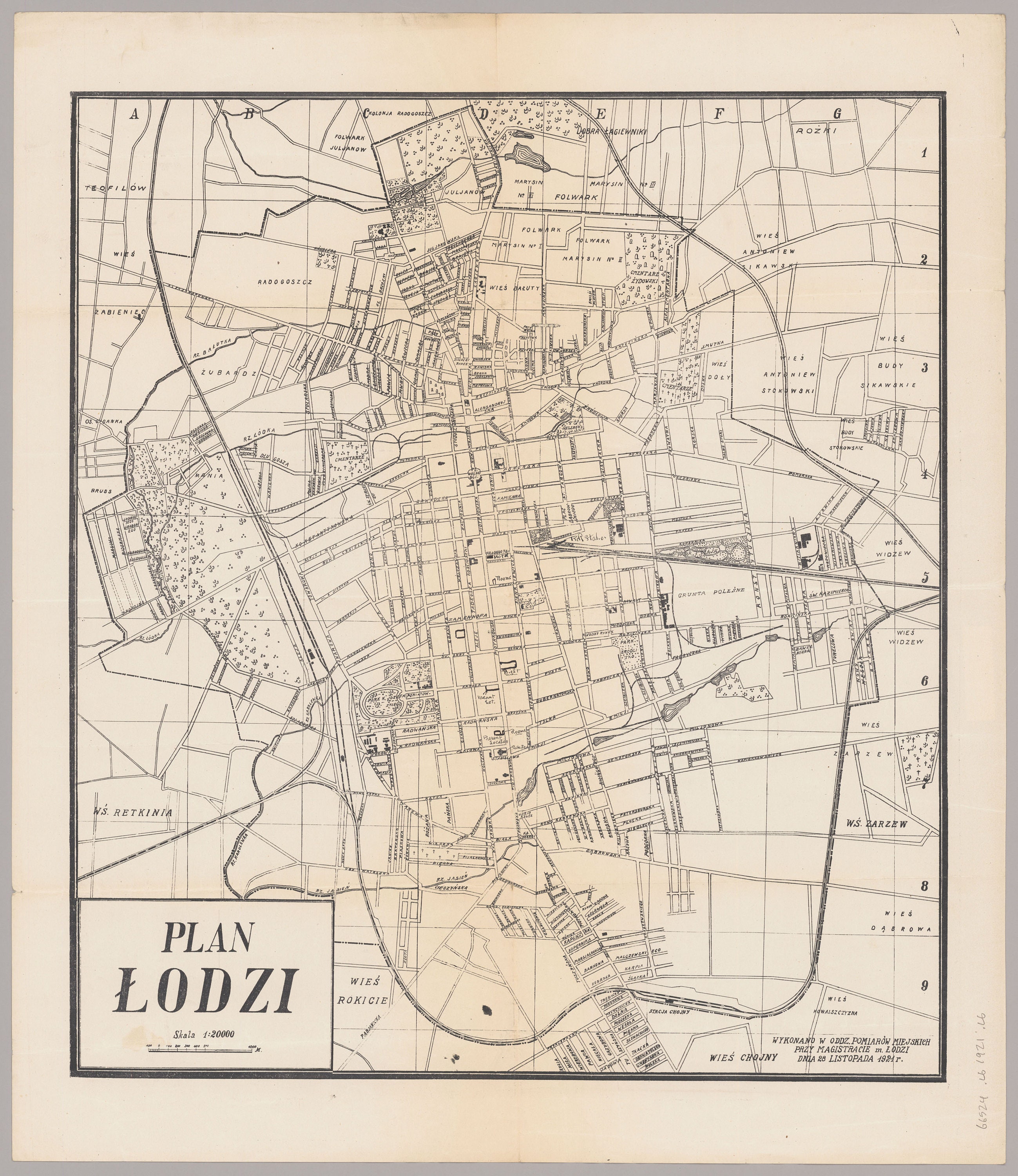 Lodz Map, Map of Lodz, Lodz Plan, Lodz Print, Łódź Map, Lodz Poster ...