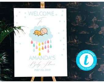 Raindrop Baby Shower - Etsy