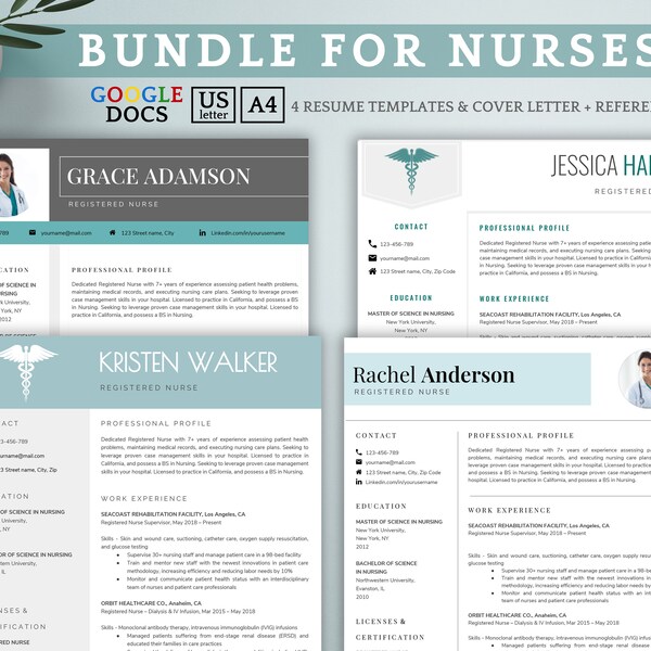 Nurse Medical Resume - Etsy