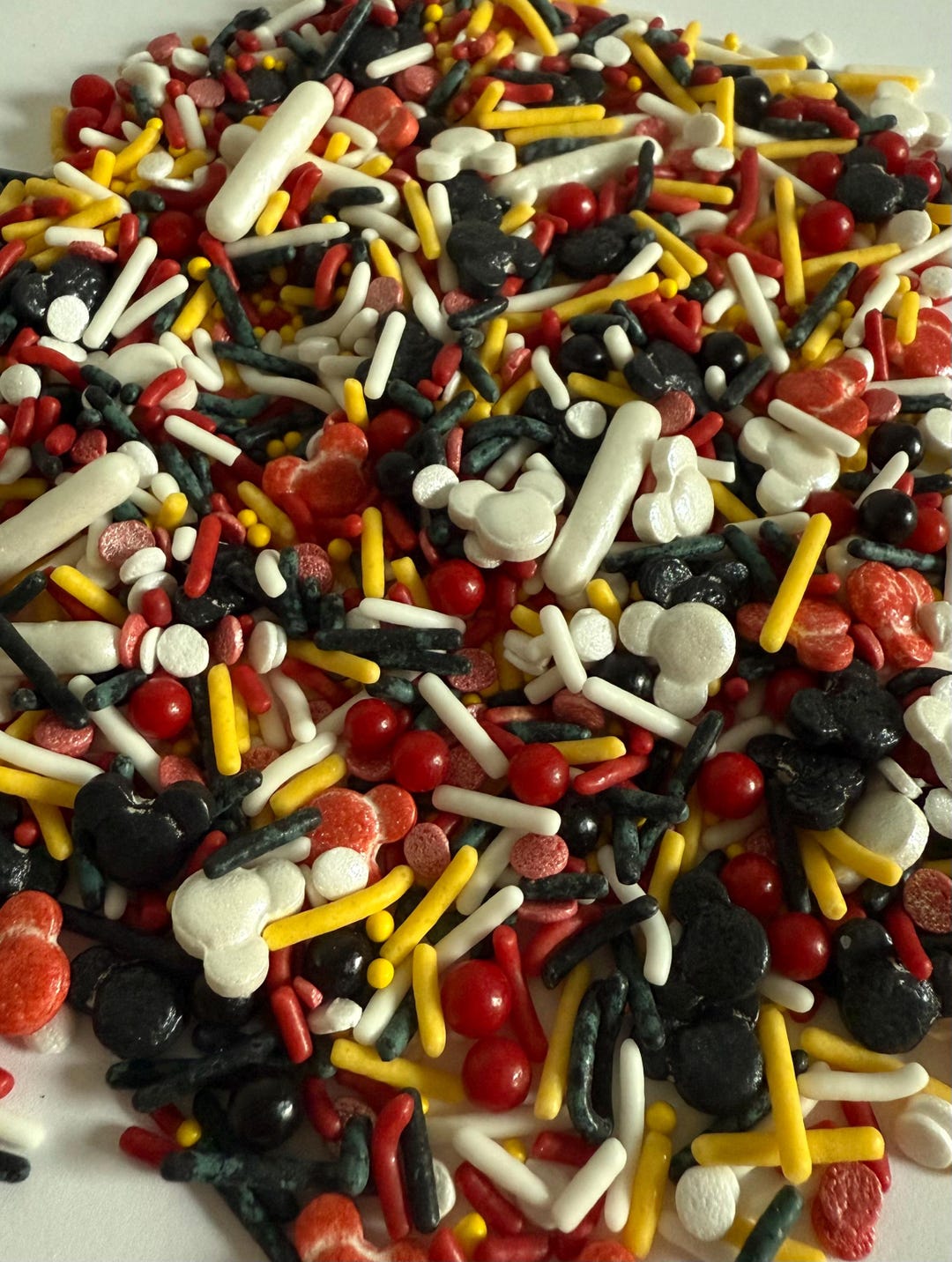 Red Magic Mouse Edible Sprinkle Mix,mouse Ears Birthday Party Decor,red ...