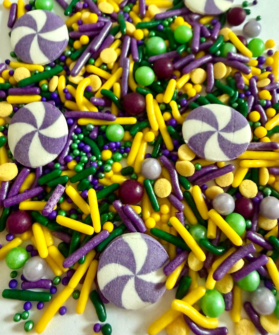 Mardi Gras Sprinkle Mix, Fat Tuesday Custom Sprinkles, Mardi Gras ...