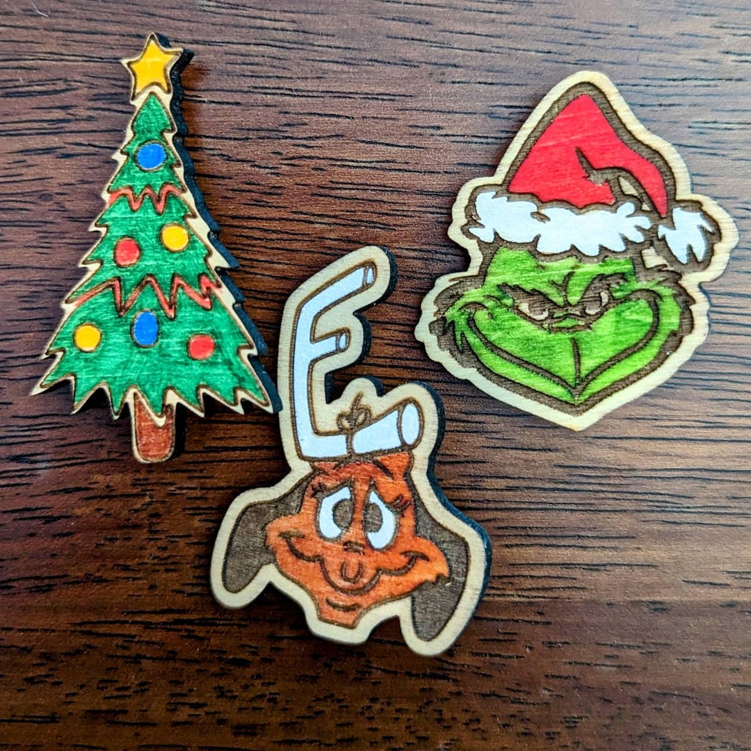 Christmas Pins christmas Tree Grinch Max - Etsy