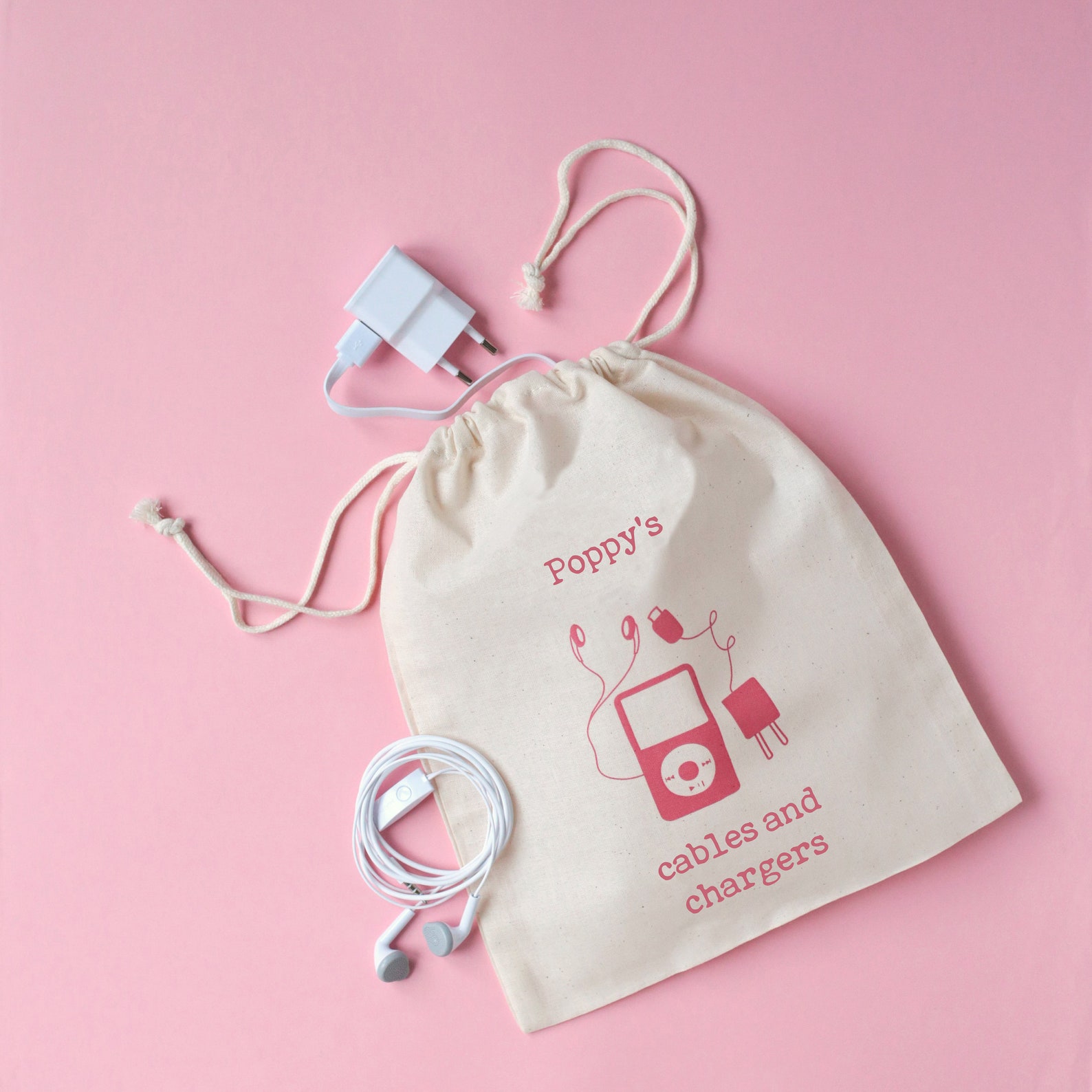 Personalised Drawstring Cotton Bags - Etsy
