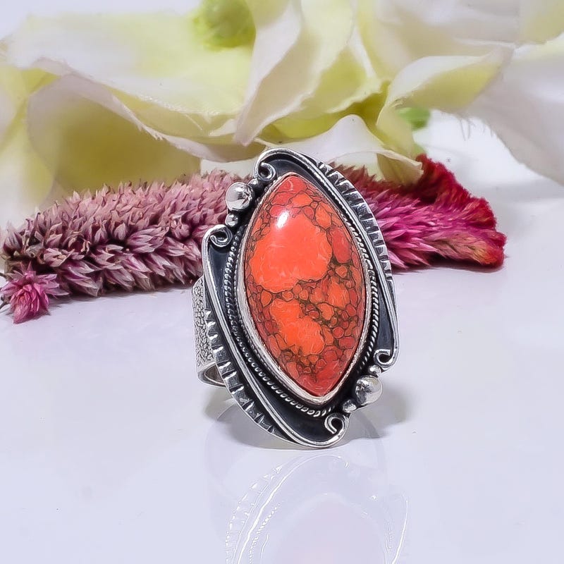 Turquoise Ring Victorian - Etsy