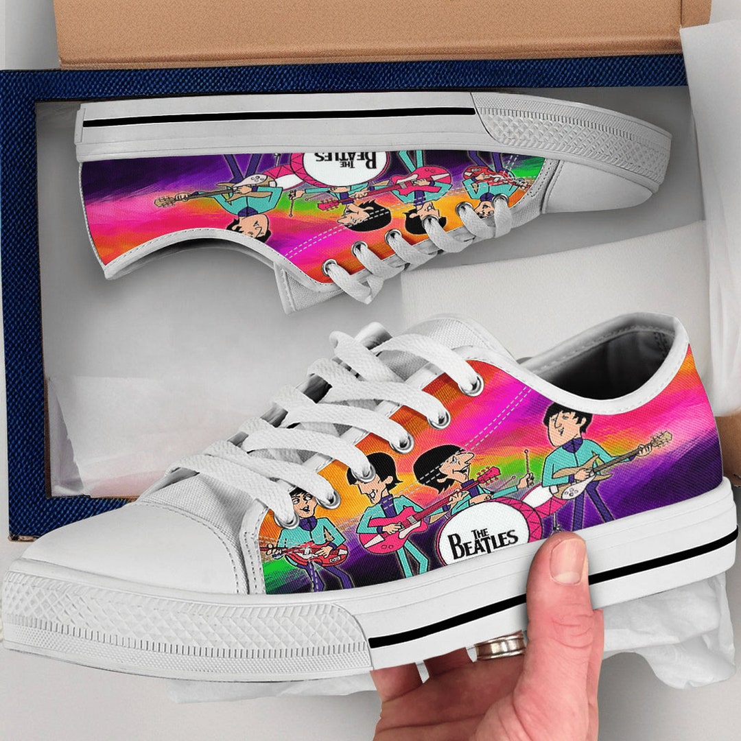 Beatles band Shoes, Beatles band Converse Style Shoes, Beatles band ...