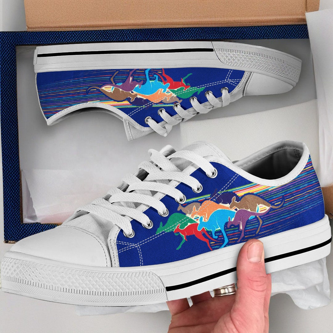 Kangaroo Shoes, Kangaroo Converse Style Shoes, Kangaroo Gift Idea ...