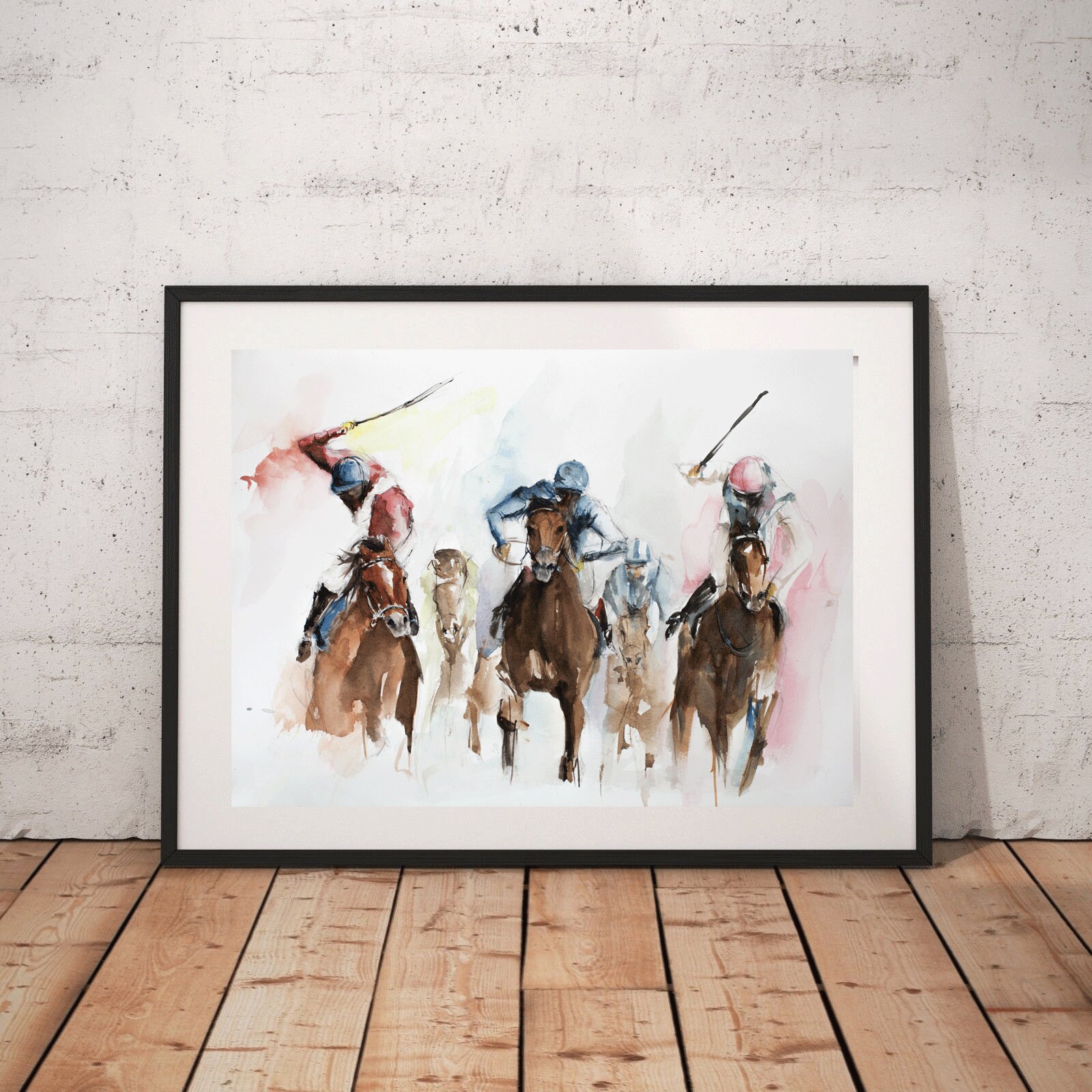 Horse Racing Art Print. Limited Edition Print of My Original ...