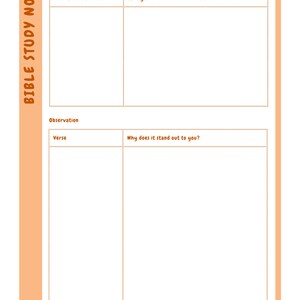 Digital Bible Study, Guided Bible Study, Printable Bible Study ...