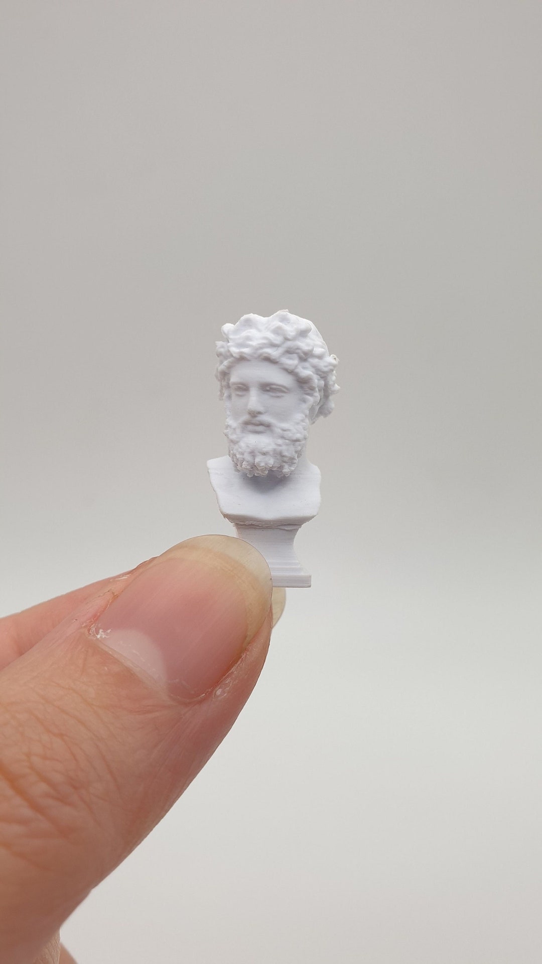 Bust of Zeus - Dolls House Decor - Etsy