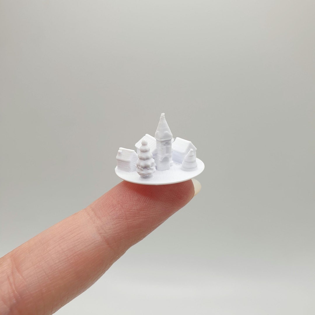 Micro Christmas Town - Dolls House Decor - Etsy