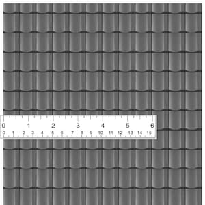 Miniature Gray Metal Roofing Seamless Printable Dollhouse 6th 12th 24th ...
