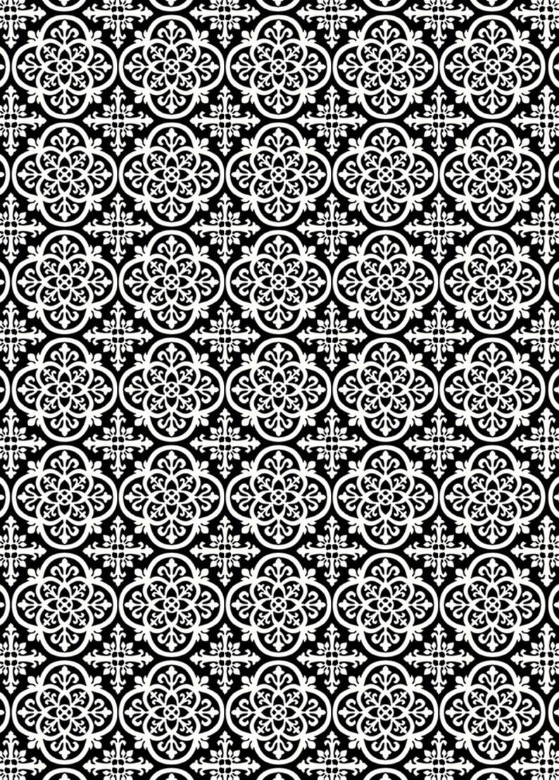 1/12 1/24 Gothic Floor Tile Texture Seamless Sheets Printable - Etsy