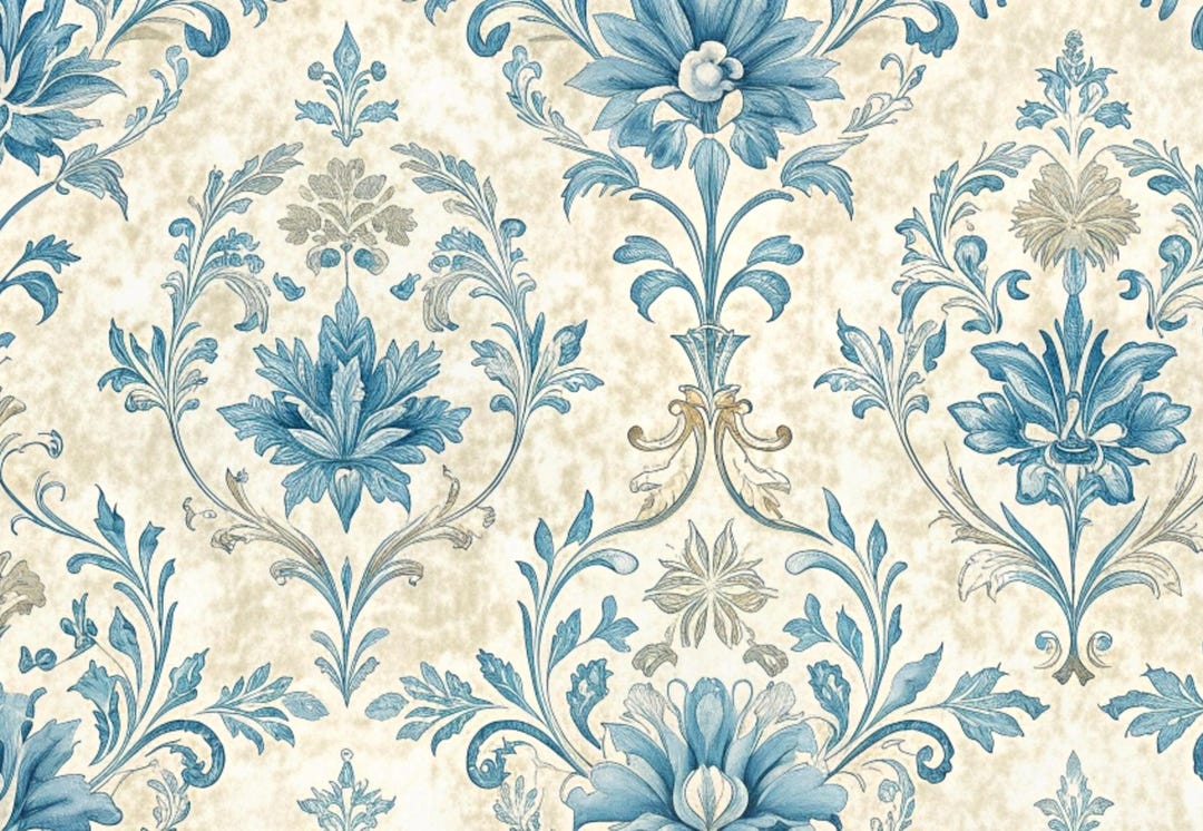 6th 12th Dollhouse Wallpaper Printable Vintage Wallpaper Printable ...