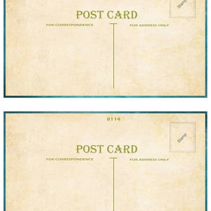 145 Postcards & Vintage Postcards Templates for Kids Postcards With and ...