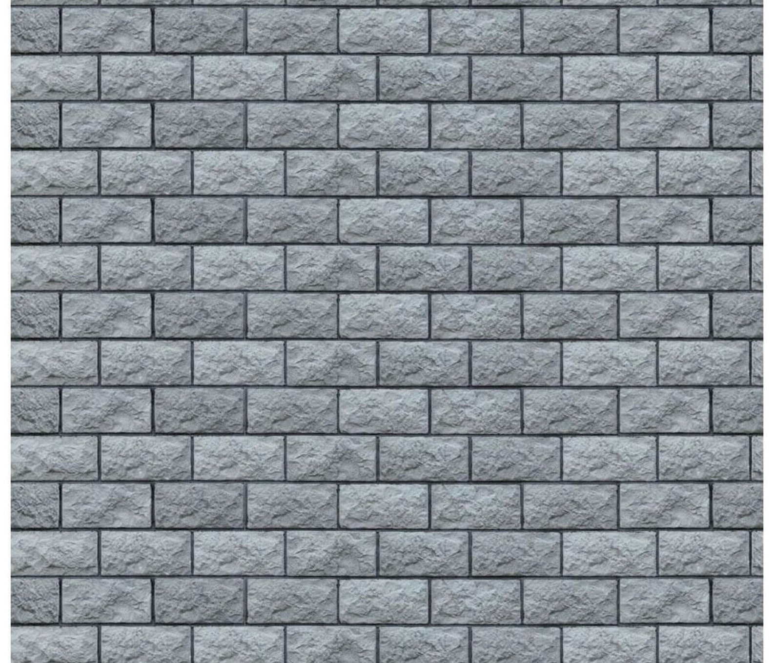 1/12 1/18 1/24 Dollhouse Grey Wall Cladding Siding Brick Tile DIGITAL ...