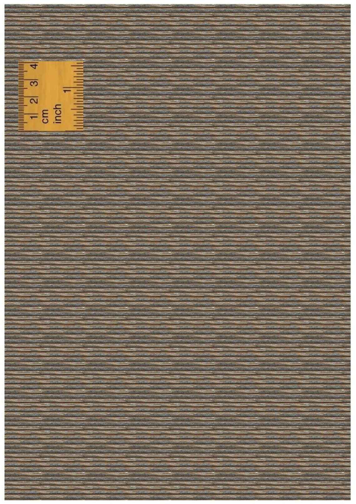 1/6 1/12 1/24 Dollhouse Mini Old Dirty Brown Exterior Wall Wood ...