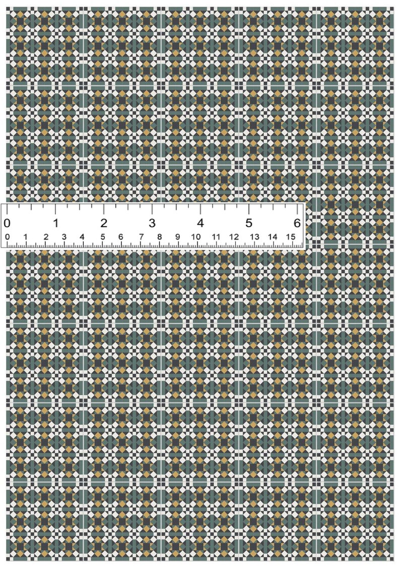 Victorian Era Floor Tiles 3 Printable Sheets for 1/6 & 1/12 Scale ...