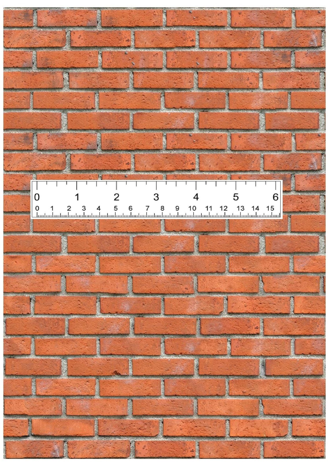 Rustic Brick Printable 6th 12th 24th Vintage Brick Wall Printable ...