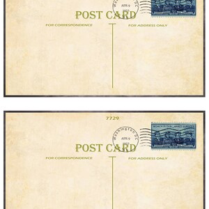 145 Postcards & Vintage Postcards Templates for Kids Postcards With and ...