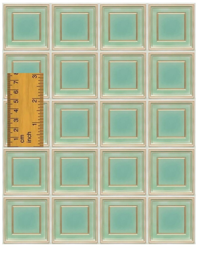 Classic Ceiling Printable Dollhouse Ceiling Printable 6th 12th 24th ...