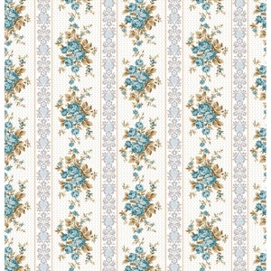 Scale Dollhouse Decorative Vintage Floral Wallpaper 6th 12th Scale ...