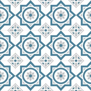 1/6 1/12 1/24 1/48 Dollhouse Miniature Gray Green on White Geometric ...