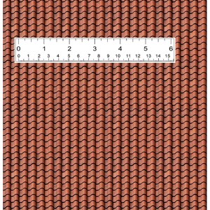 Dolls House Roofing Wallpapers 6th 12th 18th 24th Scale Miniature ...